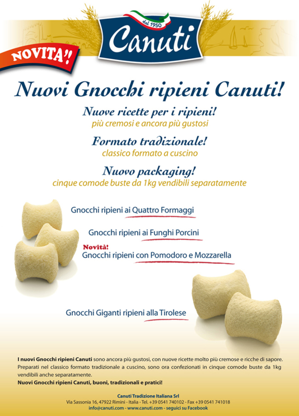 Nuovi Gnocchi Canuti Tradizione Italiana